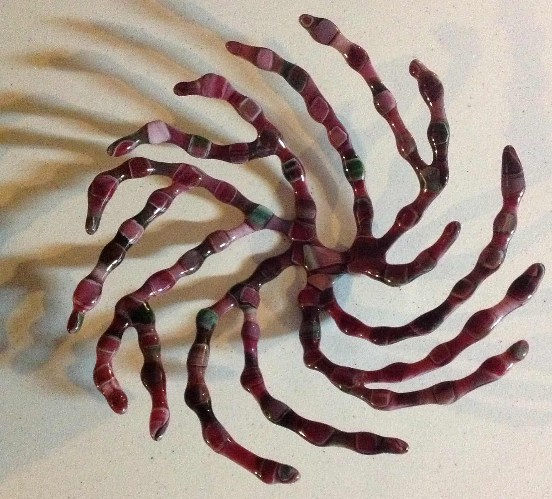 Fused Glass Lattice Bowl #2 – Elegant Fused Glass by Karen