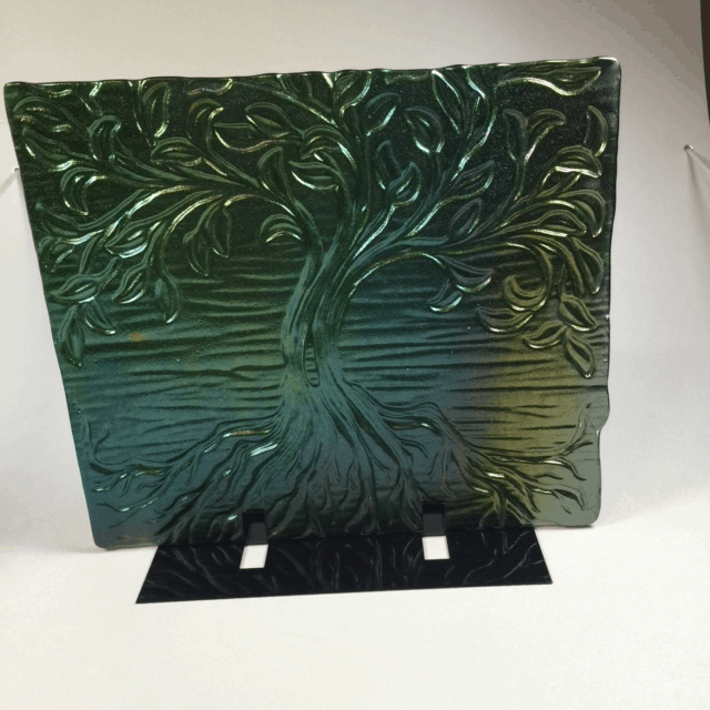 Fused Glass – Texture – Elegant Fused Glass by Karen