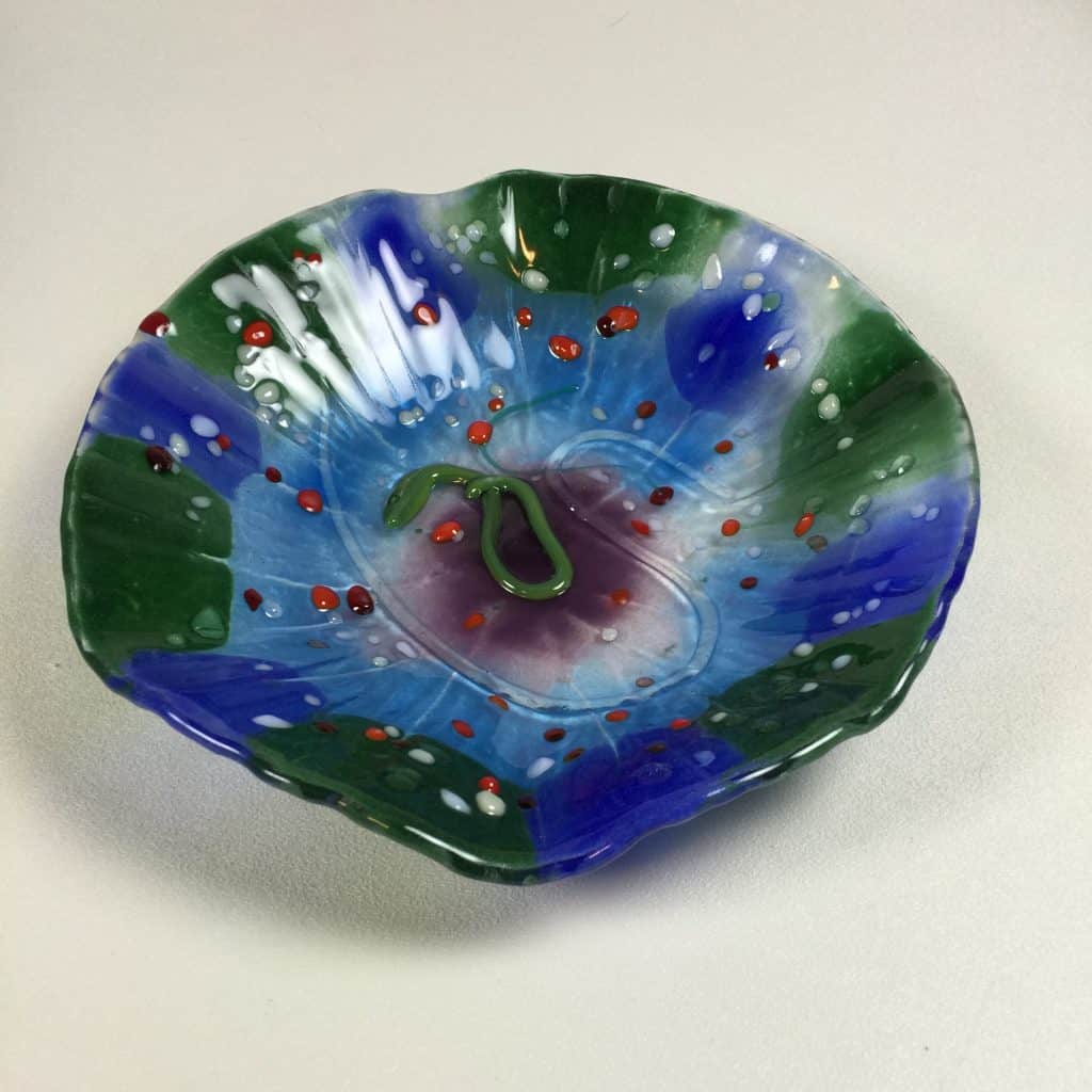 Fused Glass “Slurry” bowls – Elegant Fused Glass by Karen