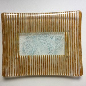 Fused glass – strip construction – Elegant Fused Glass by Karen