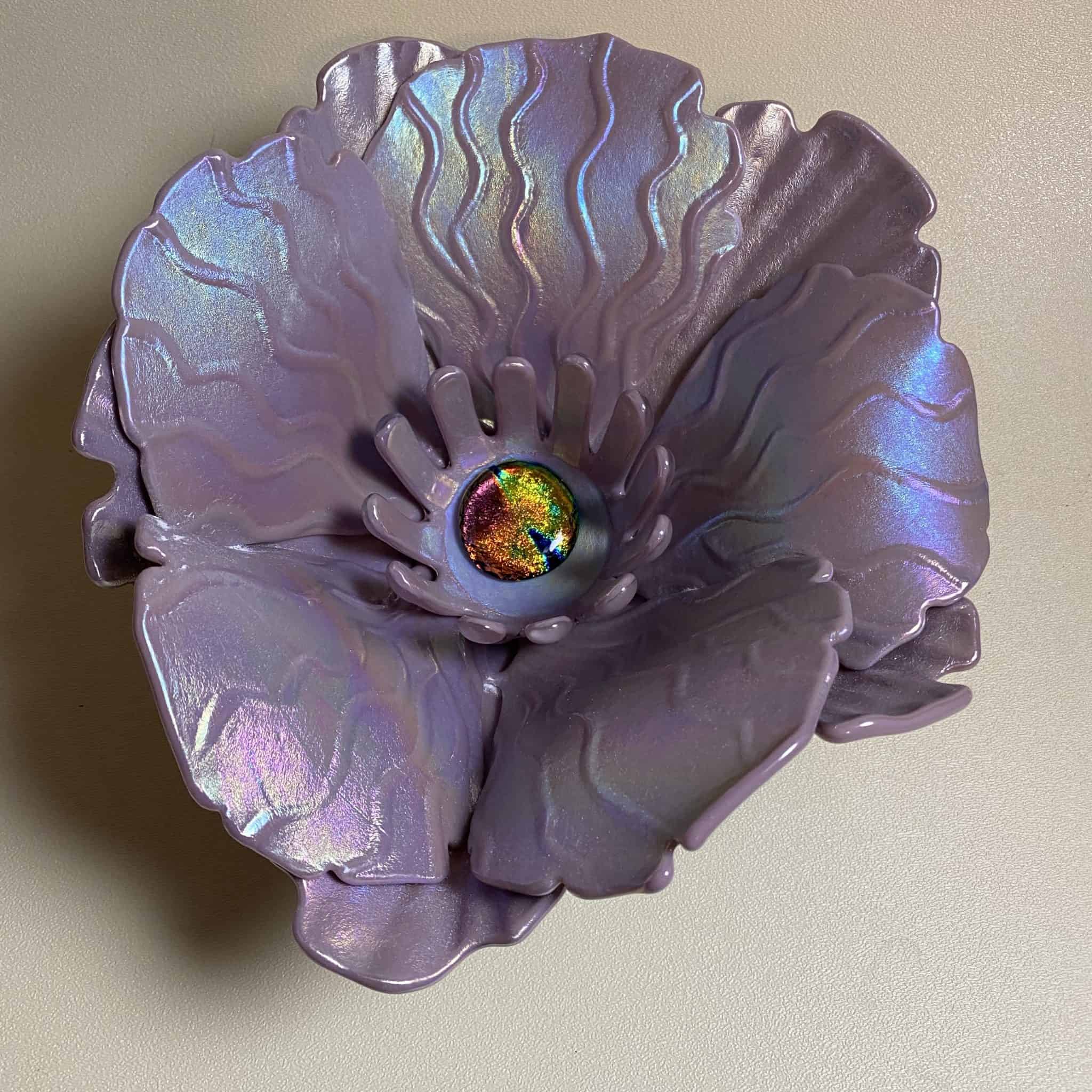 Fused Glass Flowers – Elegant Fused Glass by Karen