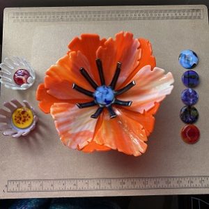 Fused Glass Flowers – Elegant Fused Glass by Karen
