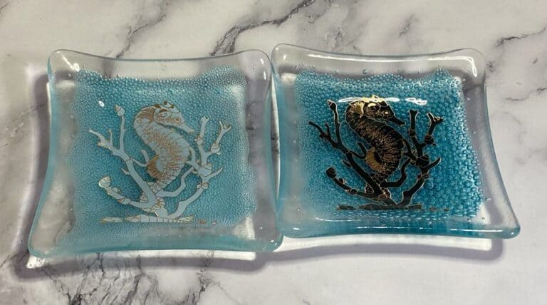 Unique Fused Glass Dishes – Elegant Fused Glass by Karen